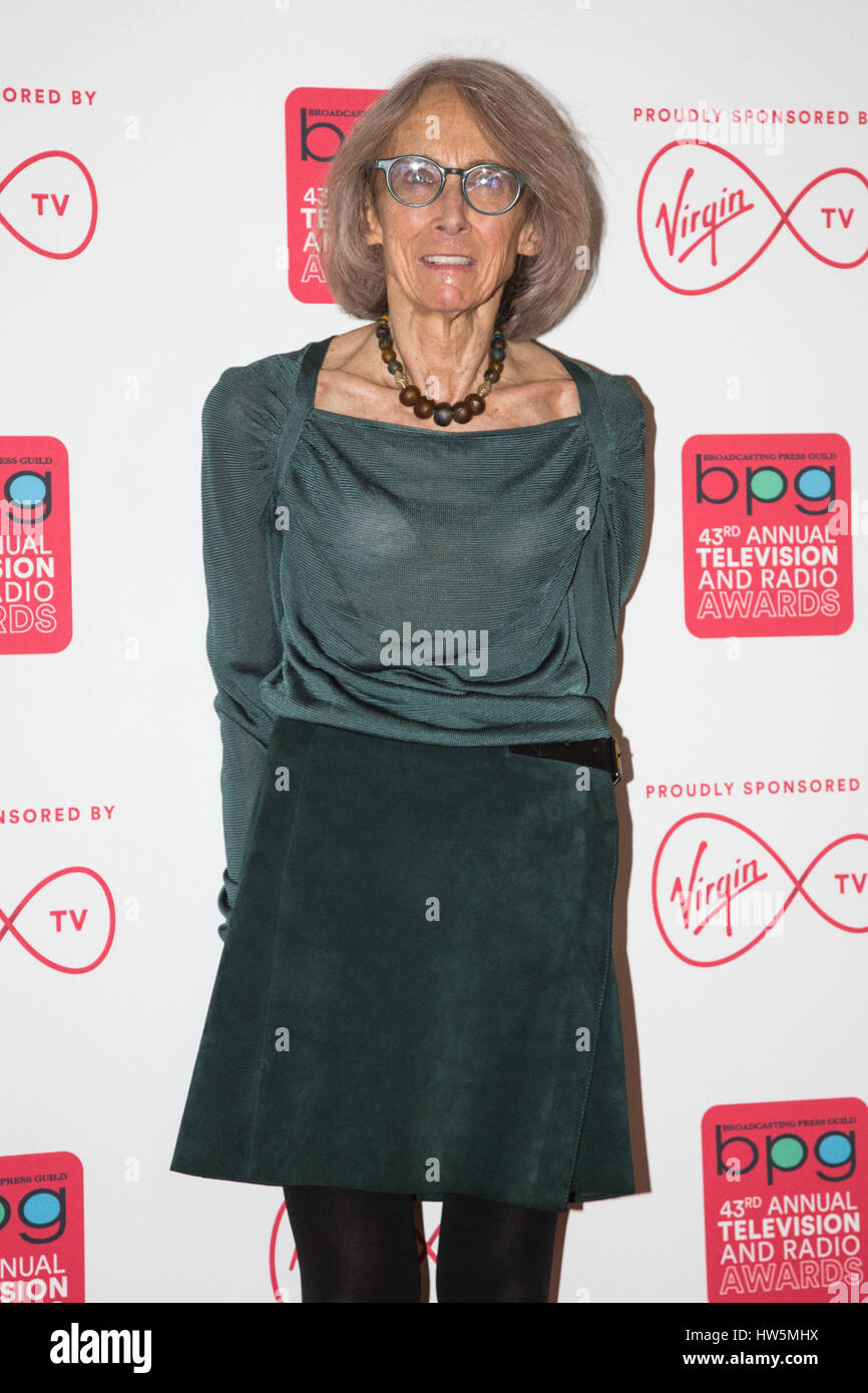 London, UK. 17 March 2017. Norma Percy arriving at the Broadcasting ...