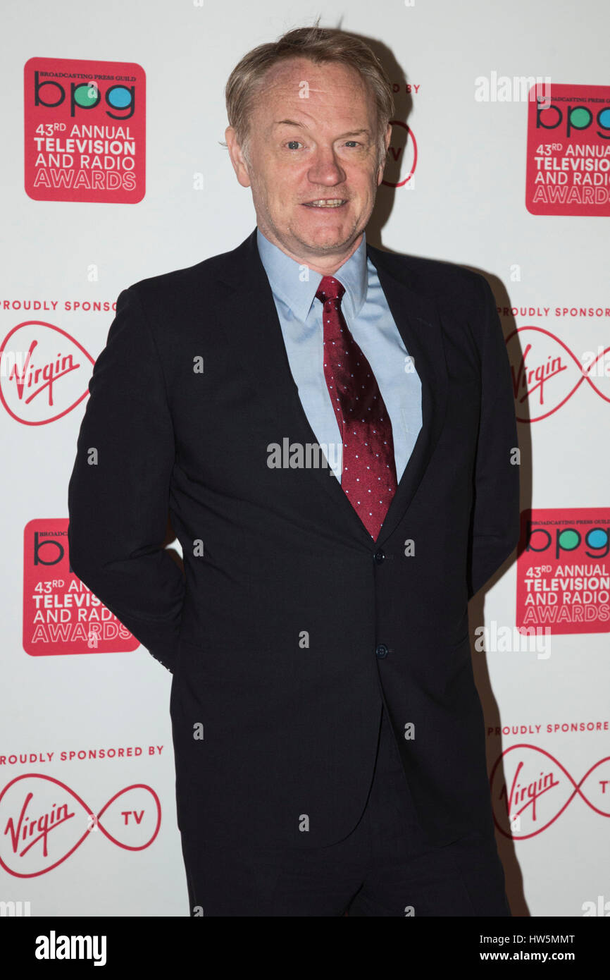 London, UK. 17 March 2017. Jared Harris arriving at the Broadcasting ...