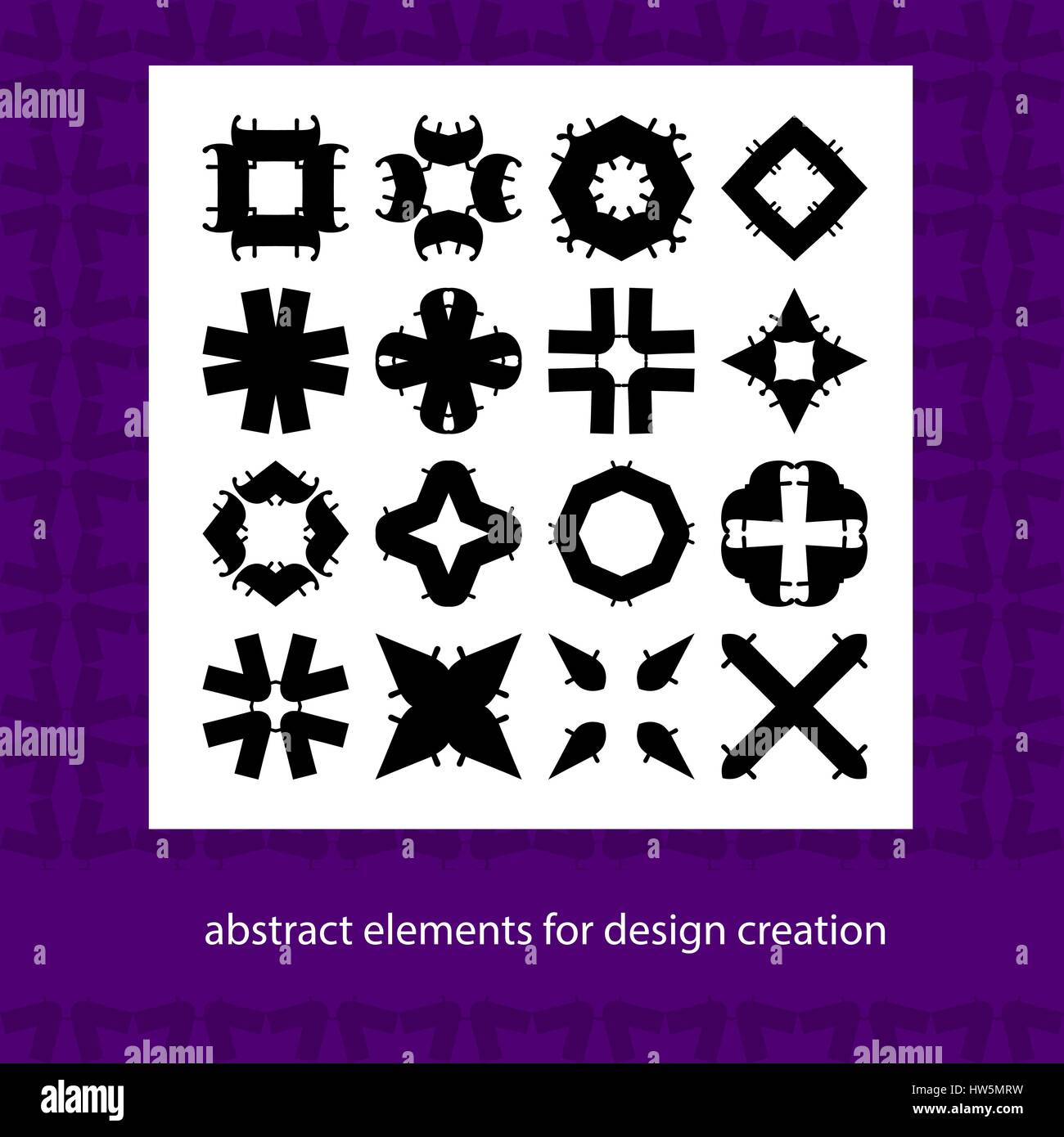 Abstract elements for design ideas. Suits for branding logo or patterns ...