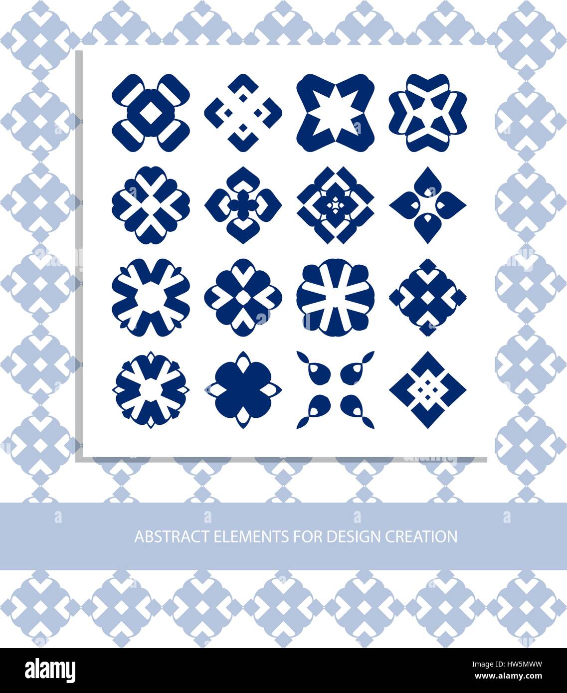 Abstract elements for design ideas. Basic form templates for background ...