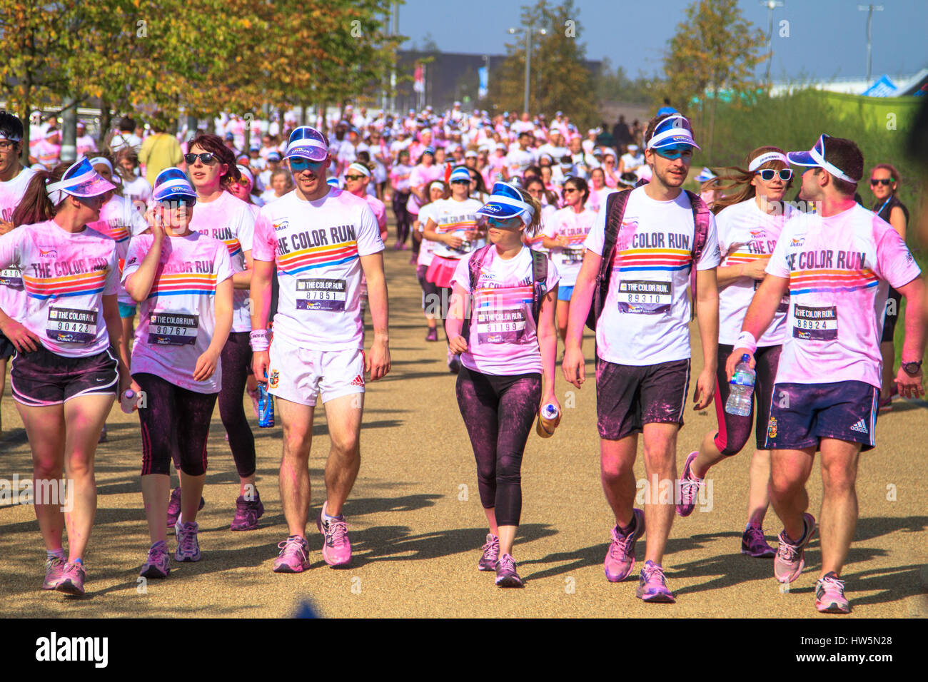 Color run, London, uk Stock Photo - Alamy