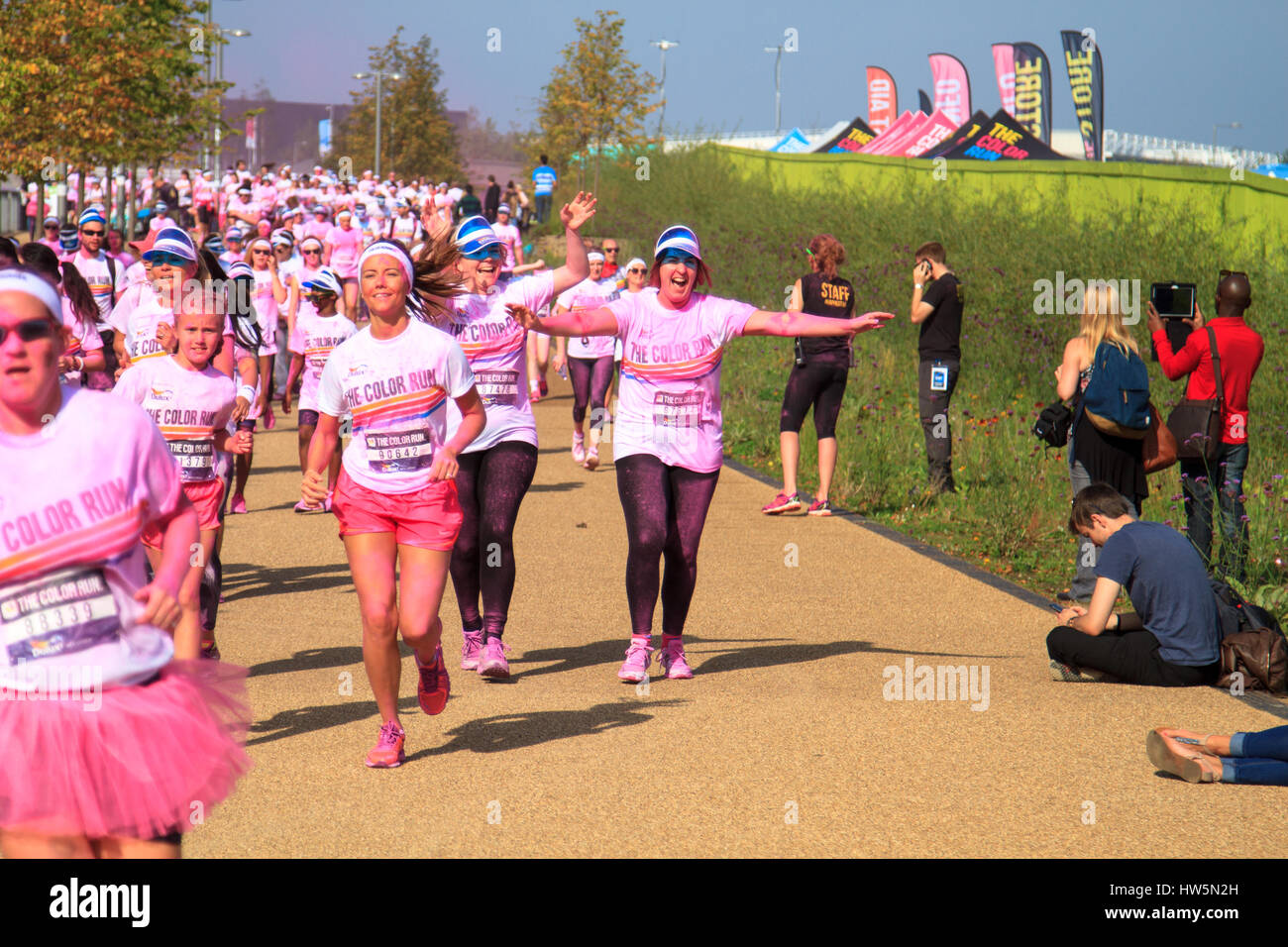 Color run, London, uk Stock Photo - Alamy
