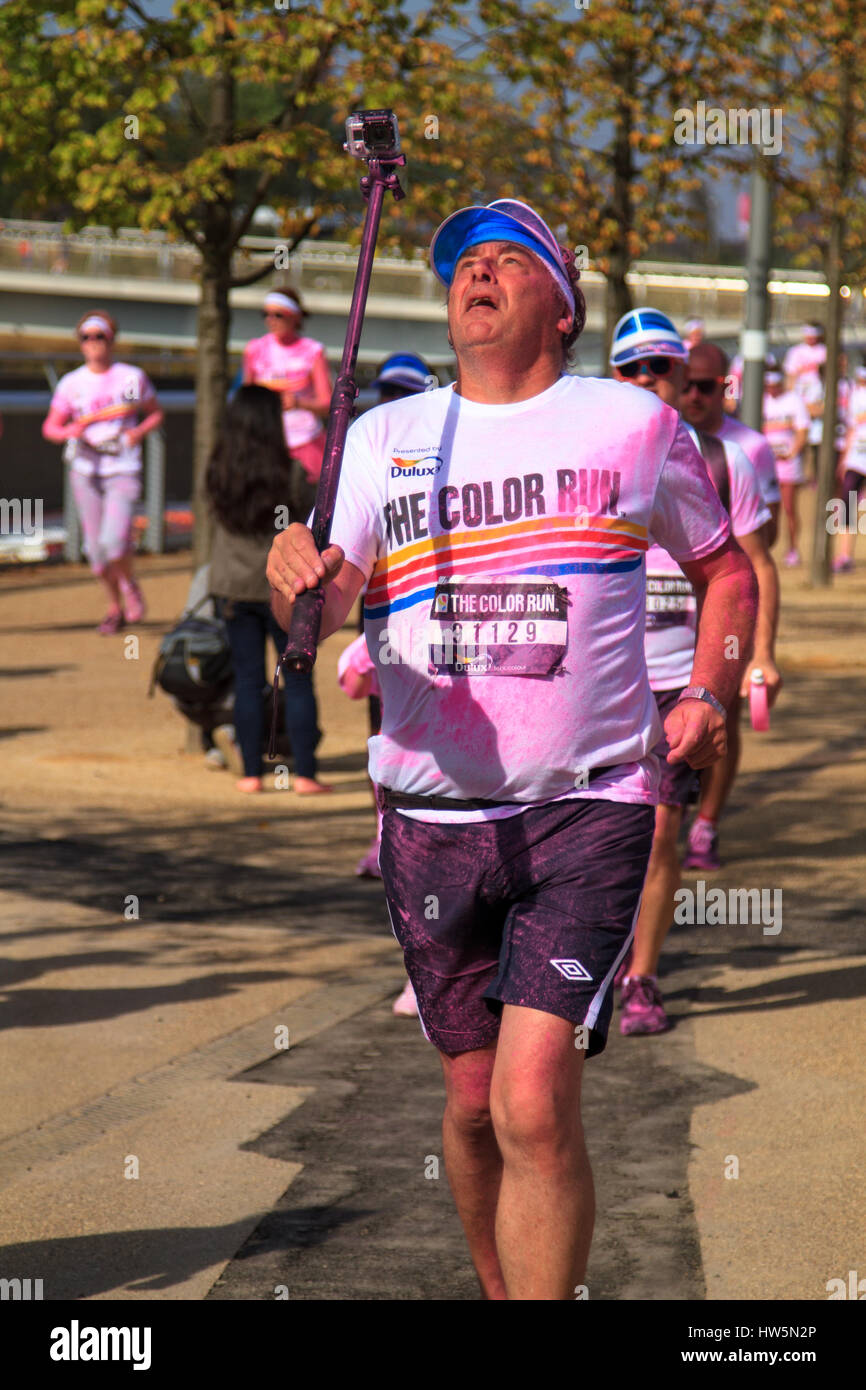 Color run, London, uk Stock Photo - Alamy