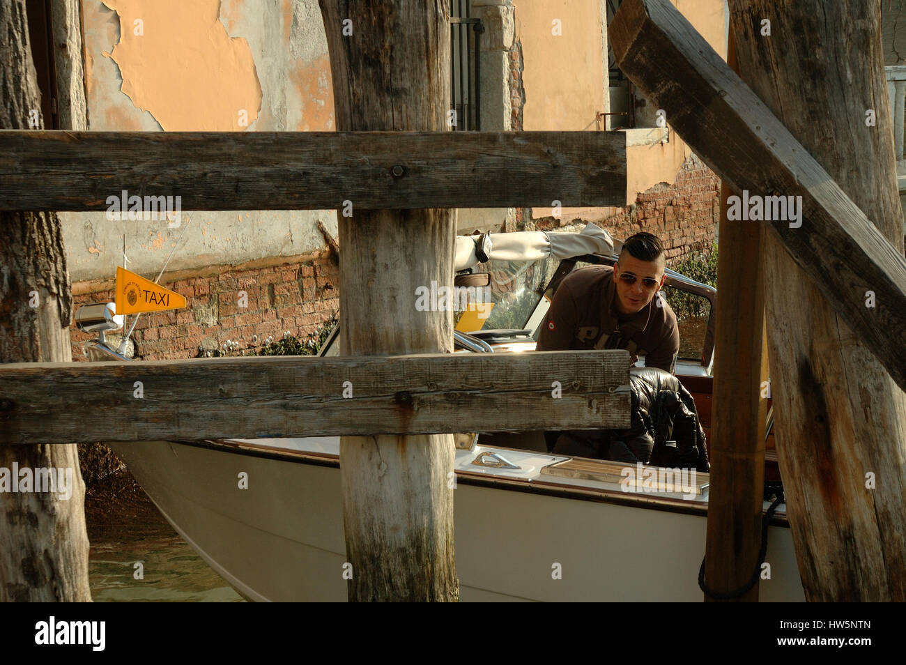 Italian taxi driver with taxi hi-res stock photography and images - Alamy