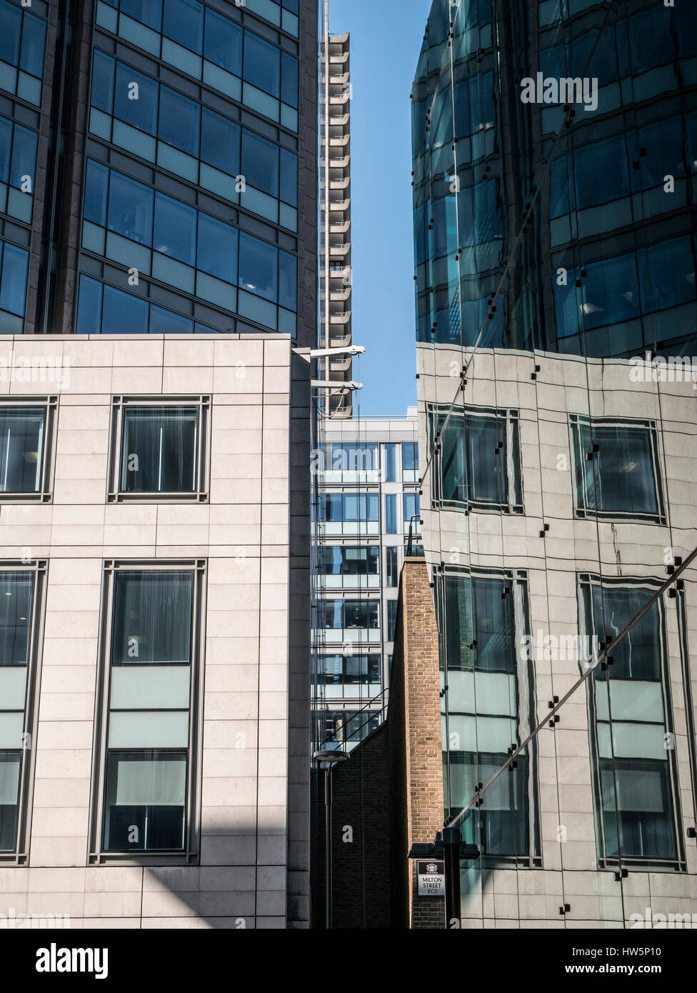 City of London office blocks Stock Photo - Alamy