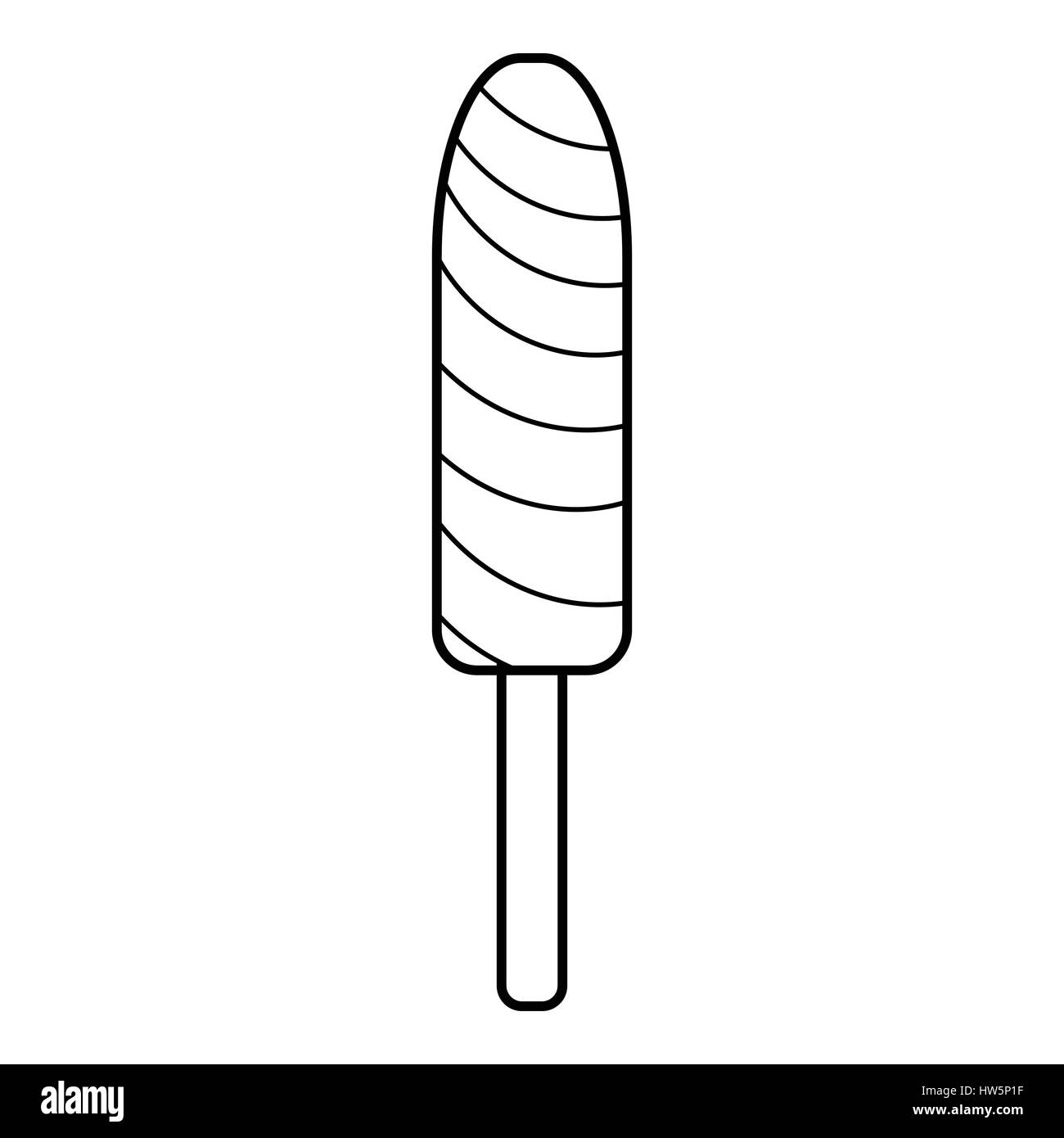 Fruit ice icon, outline style Stock Vector Image & Art - Alamy