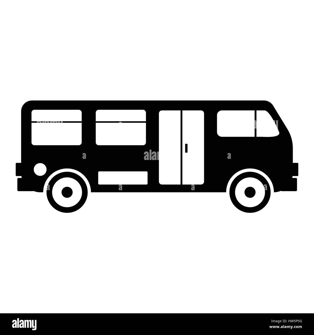 Bus icon, simple style Stock Vector Image & Art - Alamy