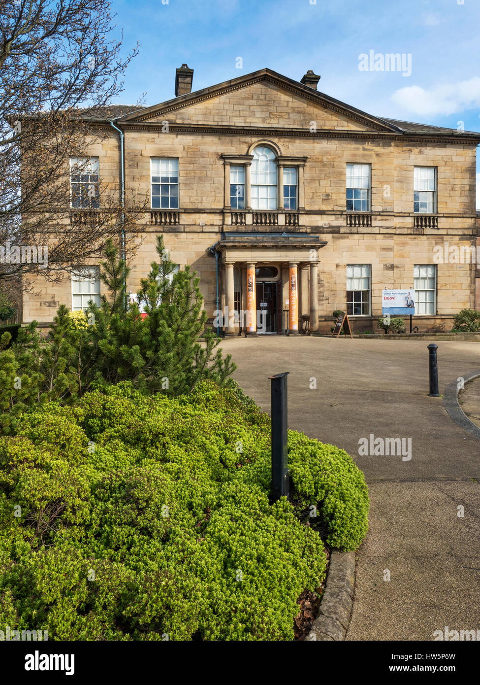 Clifton Park Museum in the Georgian Clifton House at Clifton Park in ...