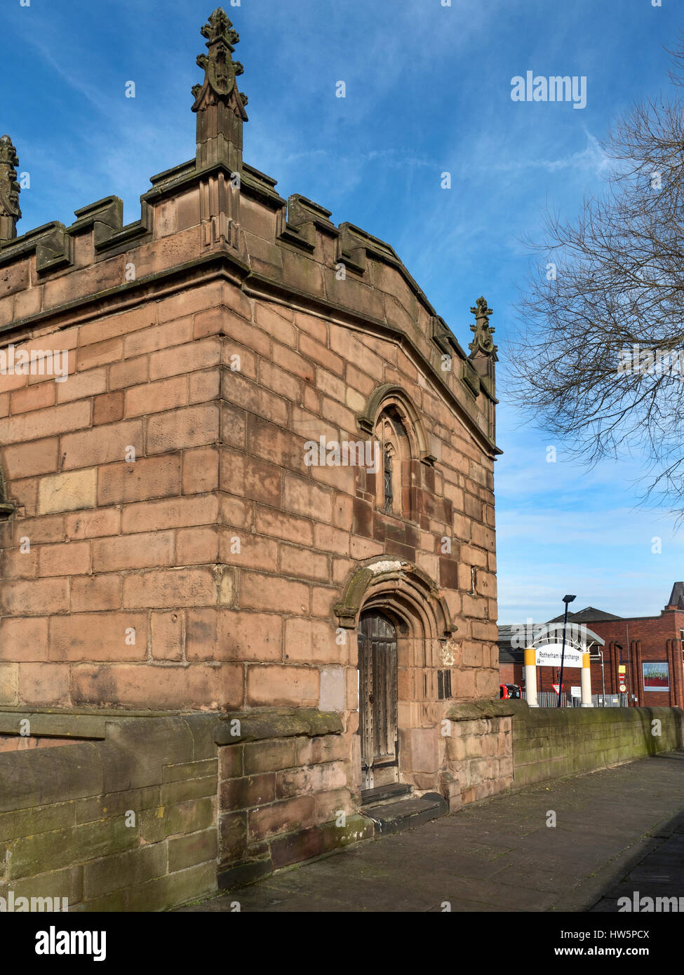 Chapel of Our Lady on Rotherham Bridge over the River Don Rotherham ...