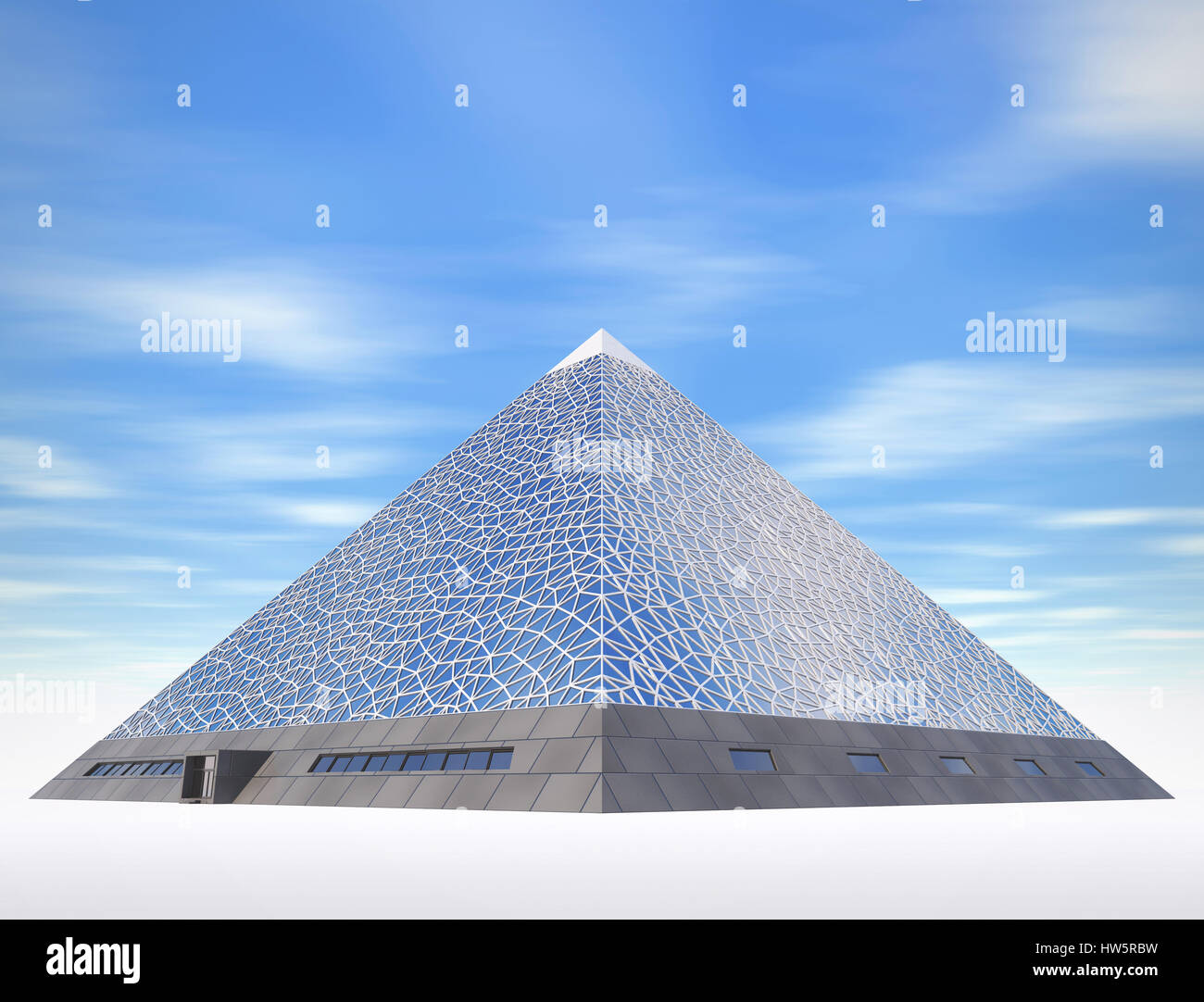 Modern pyramid hi-res stock photography and images - Alamy