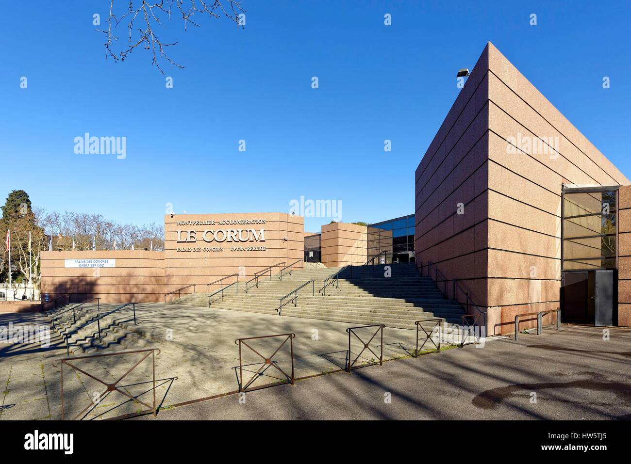 France, Herault, Montpellier, historical center, the Ecusson, The Corum ...