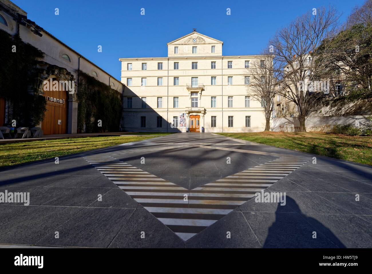 France, Herault, Montpellier, historical center, the Ecusson, Fabre ...