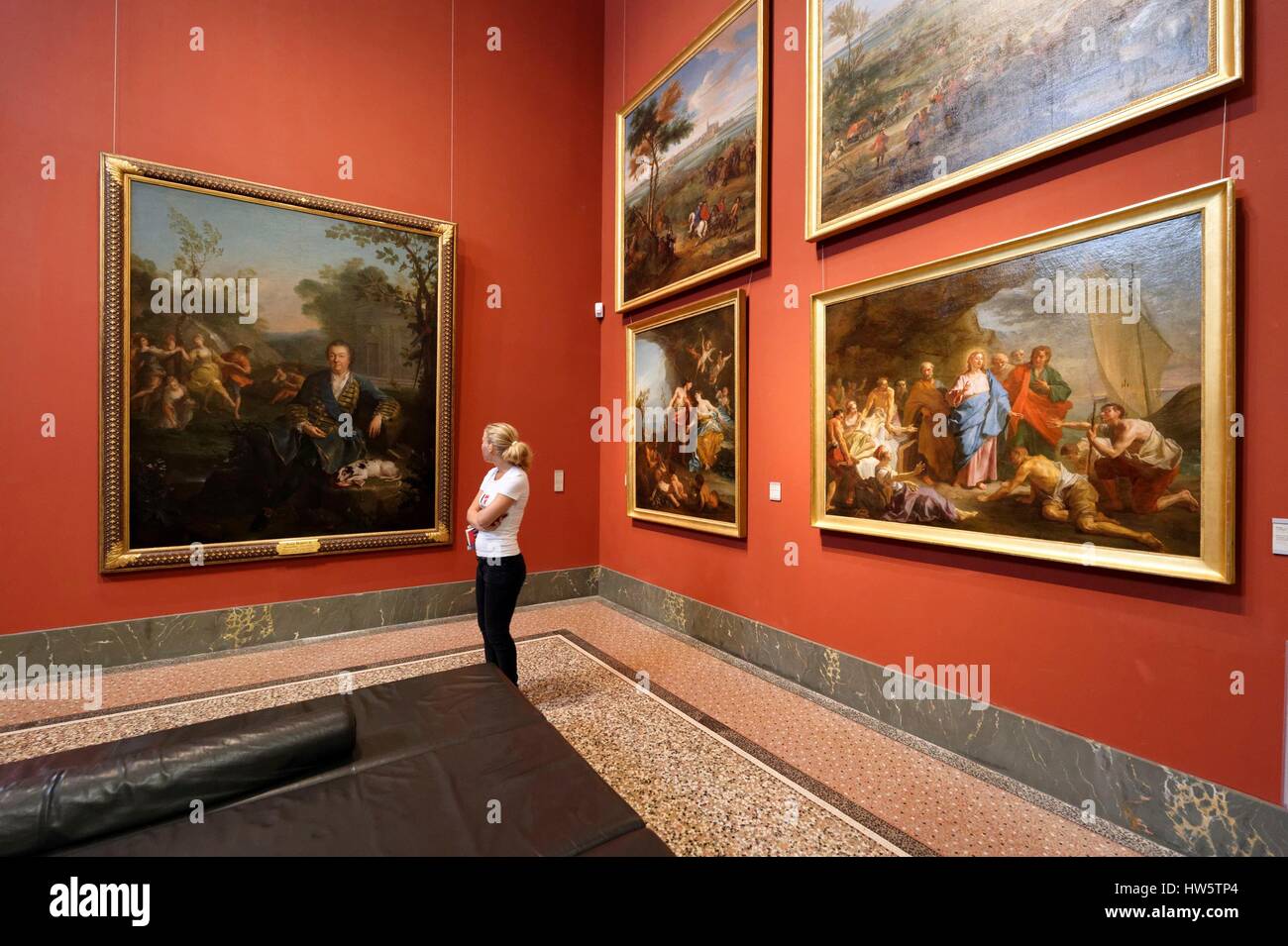 France, Herault, Montpellier, historical center, Fabre Museum, 18th ...