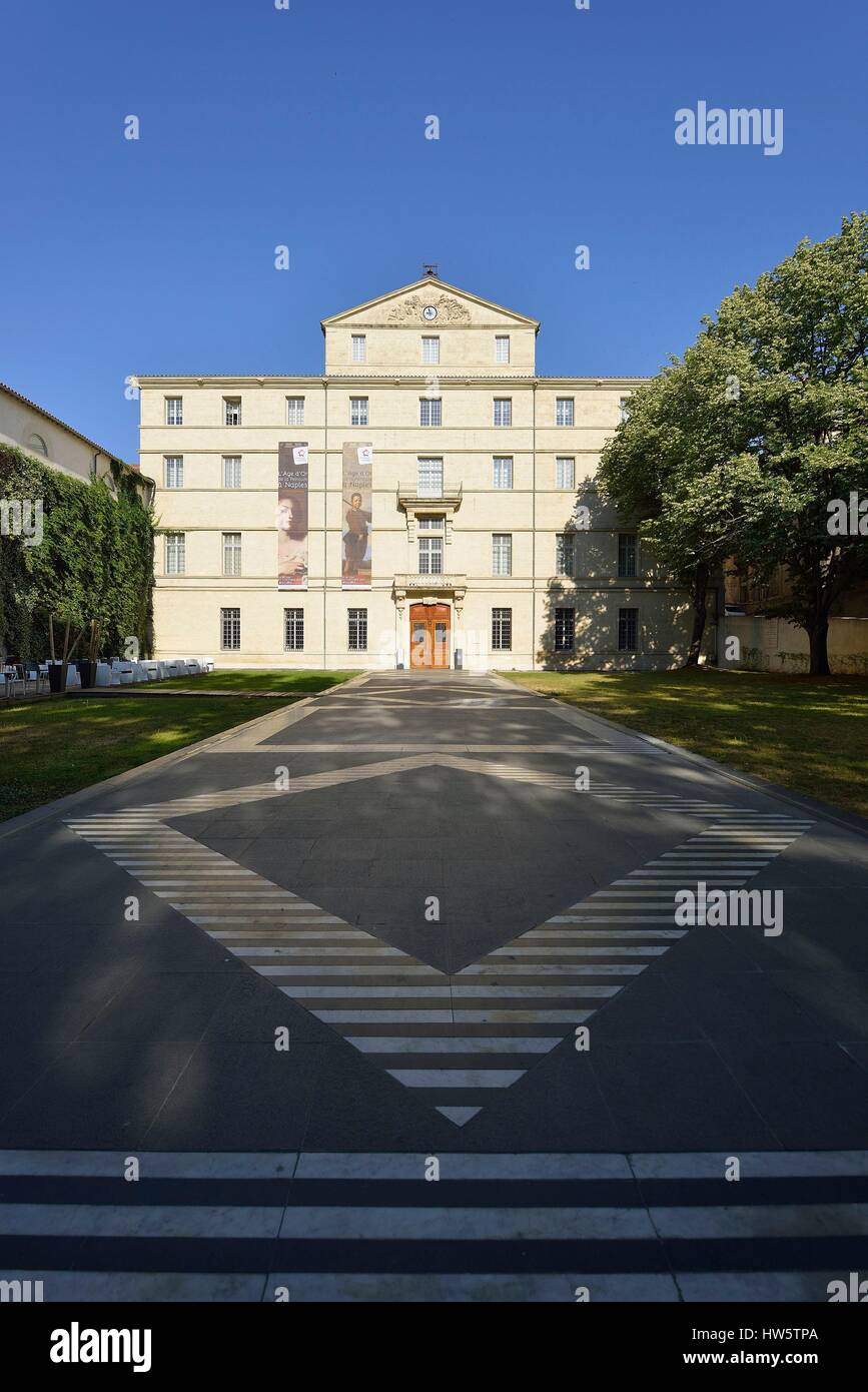 France, Herault, Montpellier, historical center, the Ecusson, Fabre ...