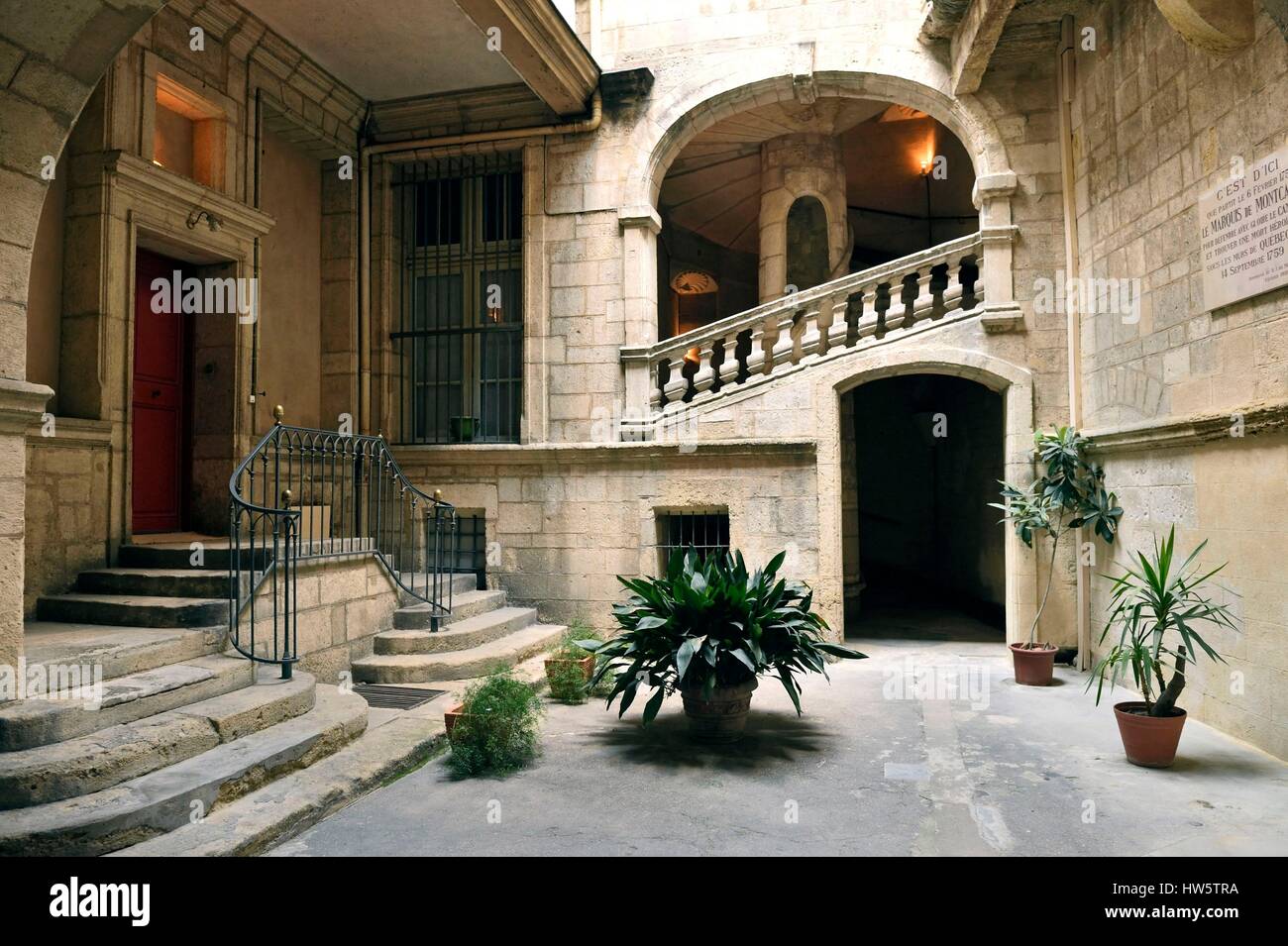 France, Herault, Montpellier, historical center, the Ecusson, Montcalm ...