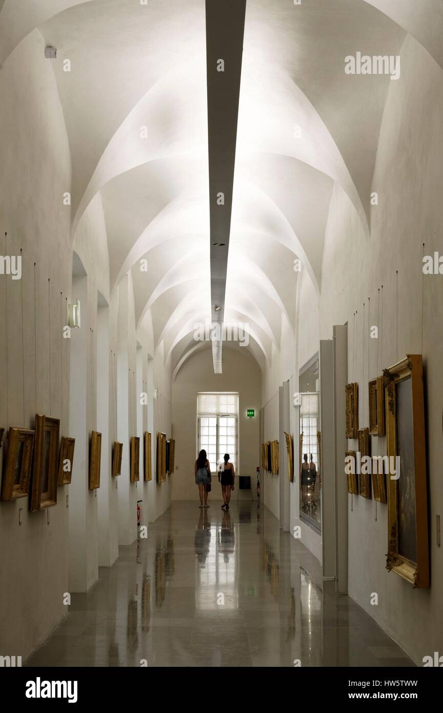 France, Herault, Montpellier, historical center, Fabre Museum, Gauffier ...