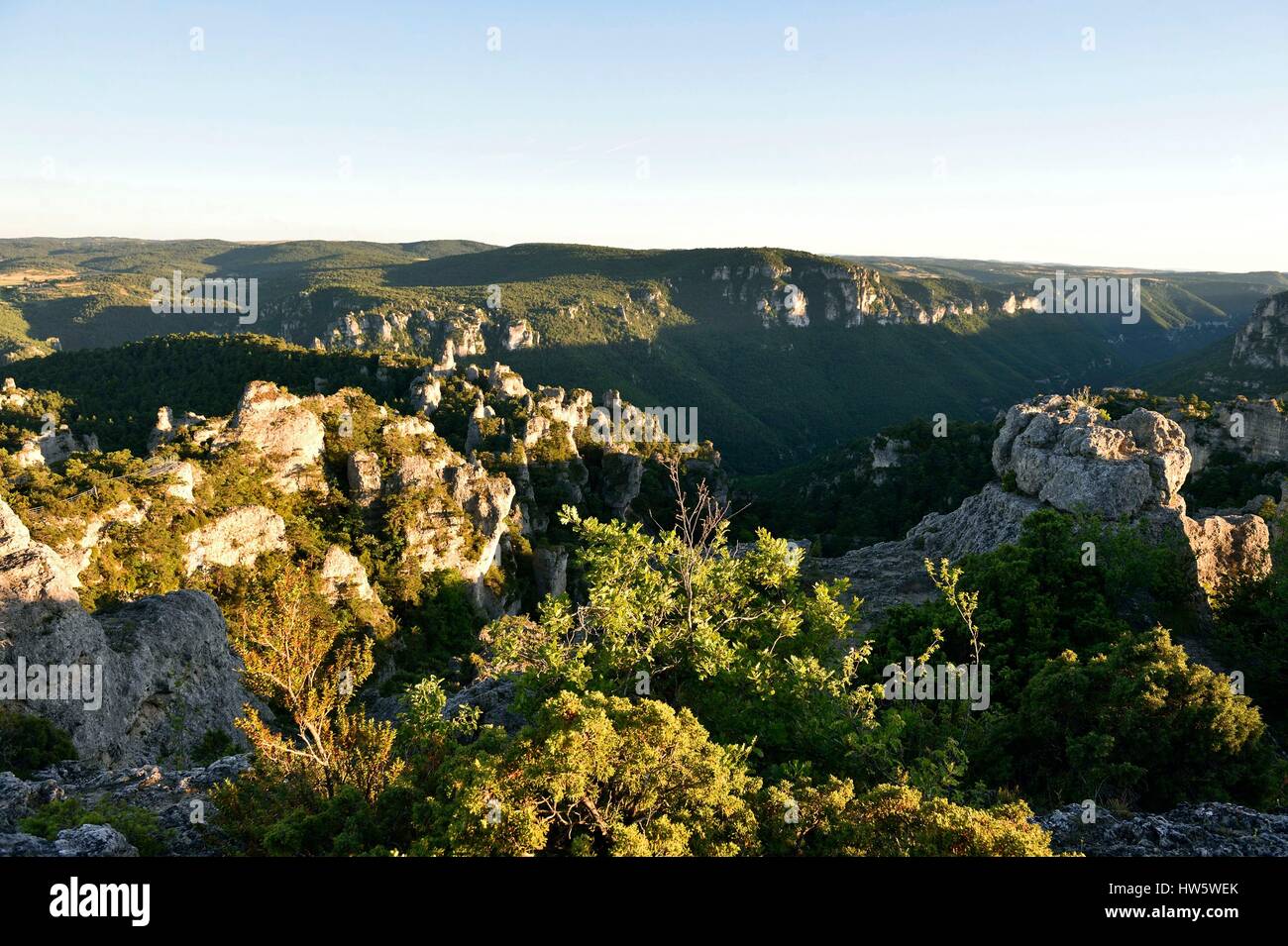 France, Aveyron, the Causses and the Cevennes, Mediterranean agro ...