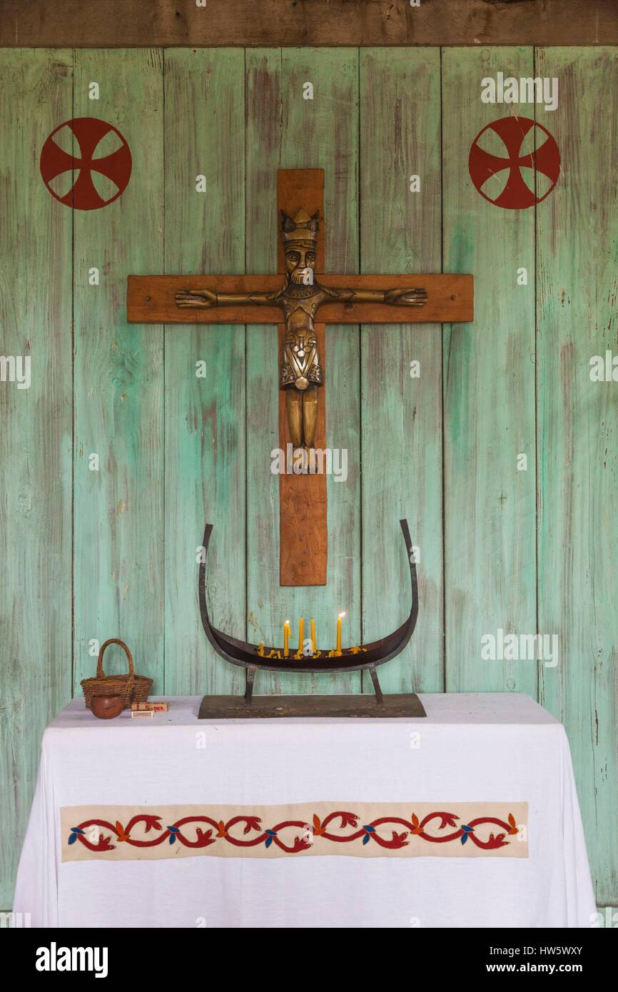 Denmark, Jutland, Hemmet, Bork Vikingehavn, recreated Viking village ...