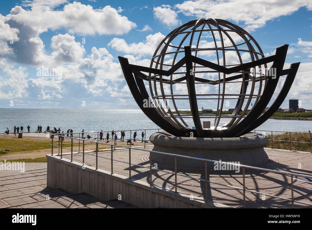 Denmark, Jutland, Danish Riviera, Hvide Sande, port view Stock Photo ...