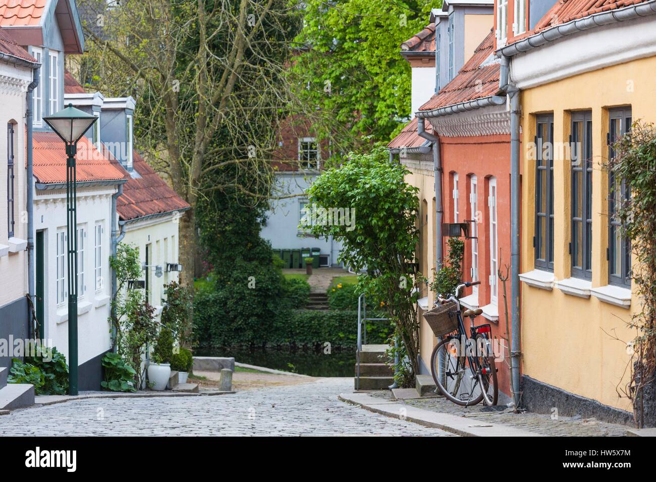 Denmark, Funen, Odense, old town street Stock Photo - Alamy