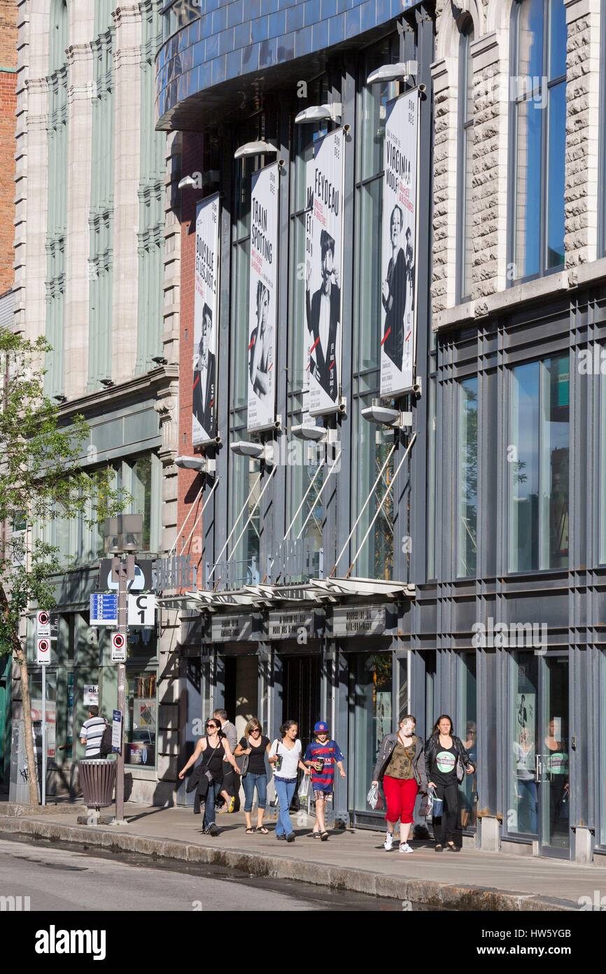 Canada, Quebec province, Quebec City, tthe Nouvo Saint Roch district ...