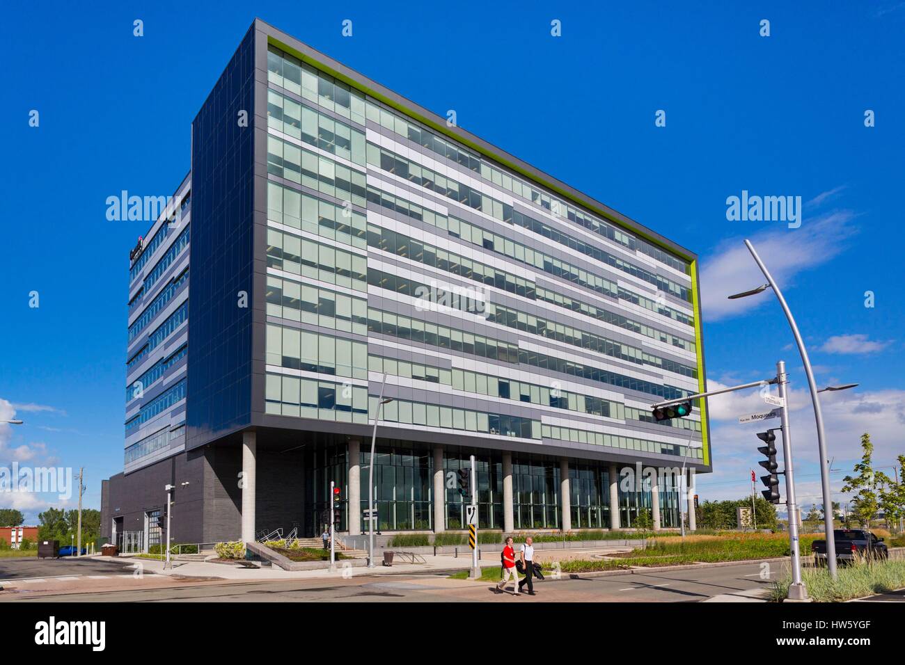 Canada, Quebec province, Quebec City, the eco neighborhood Estimauville ...