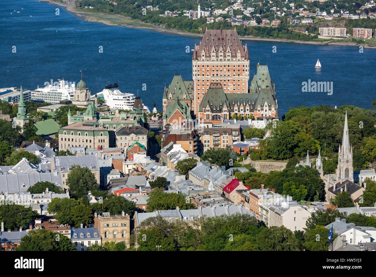 Canada, Quebec province, Quebec City, the Old Quebec listed as World ...