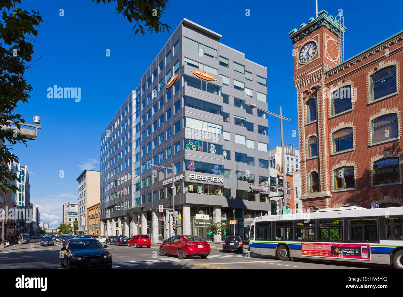 Canada, Quebec province, Quebec City, Saint Roch neighborhood ...
