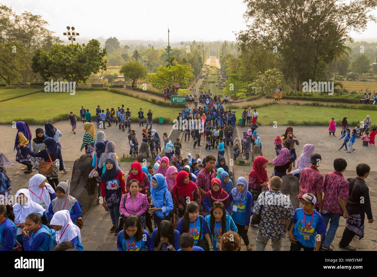Java island people crowd hi-res stock photography and images - Alamy