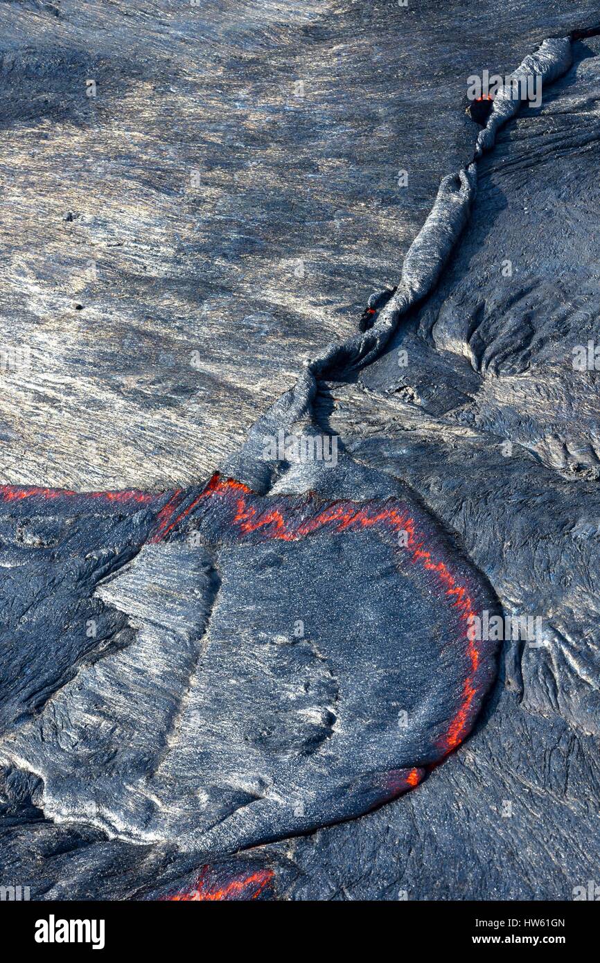 Ethiopia, Afar region, Great Rift valley, Erta Ale volcano Stock Photo ...