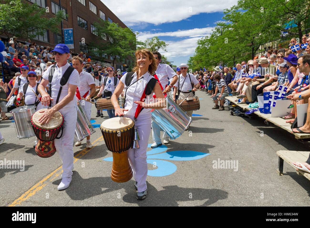 Canada, Quebec province, Montreal, Quebec's national holiday, the ...