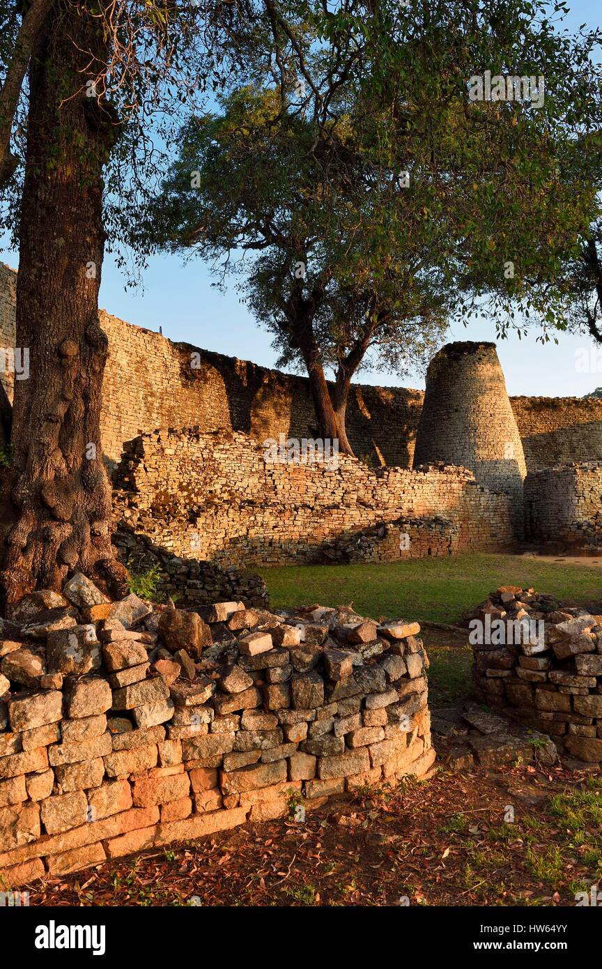 Zimbabwe Masvingo province the ruins of the archaeological site of ...