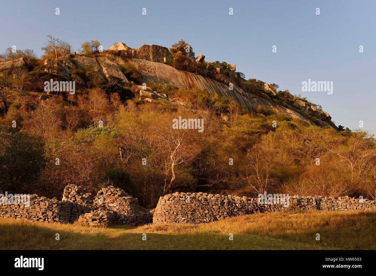 Zimbabwe, Masvingo province, the ruins of the archaeological site of ...