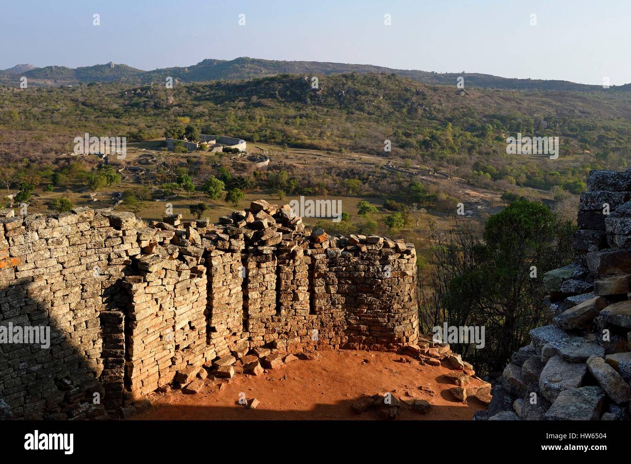 Zimbabwe Masvingo province the ruins of the archaeological site of ...