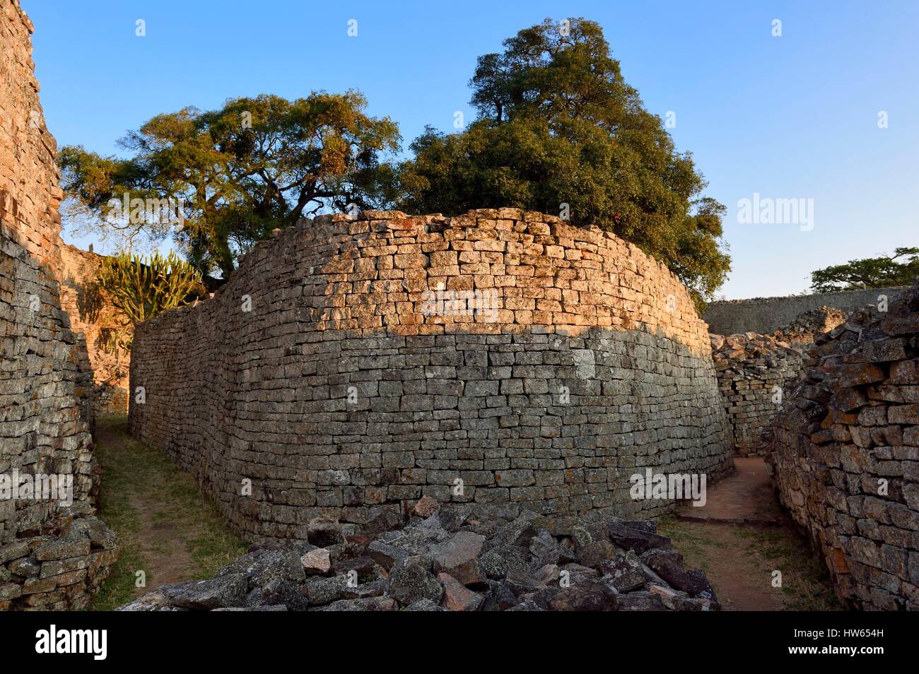 Zimbabwe, Masvingo province, the ruins of the archaeological site of ...
