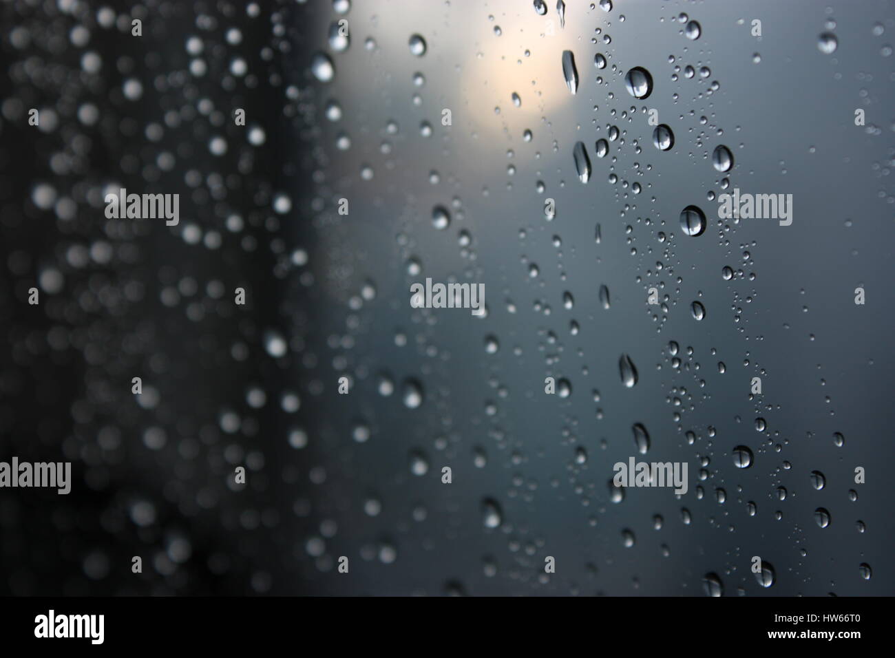 water drops dripping on a window Stock Photo - Alamy