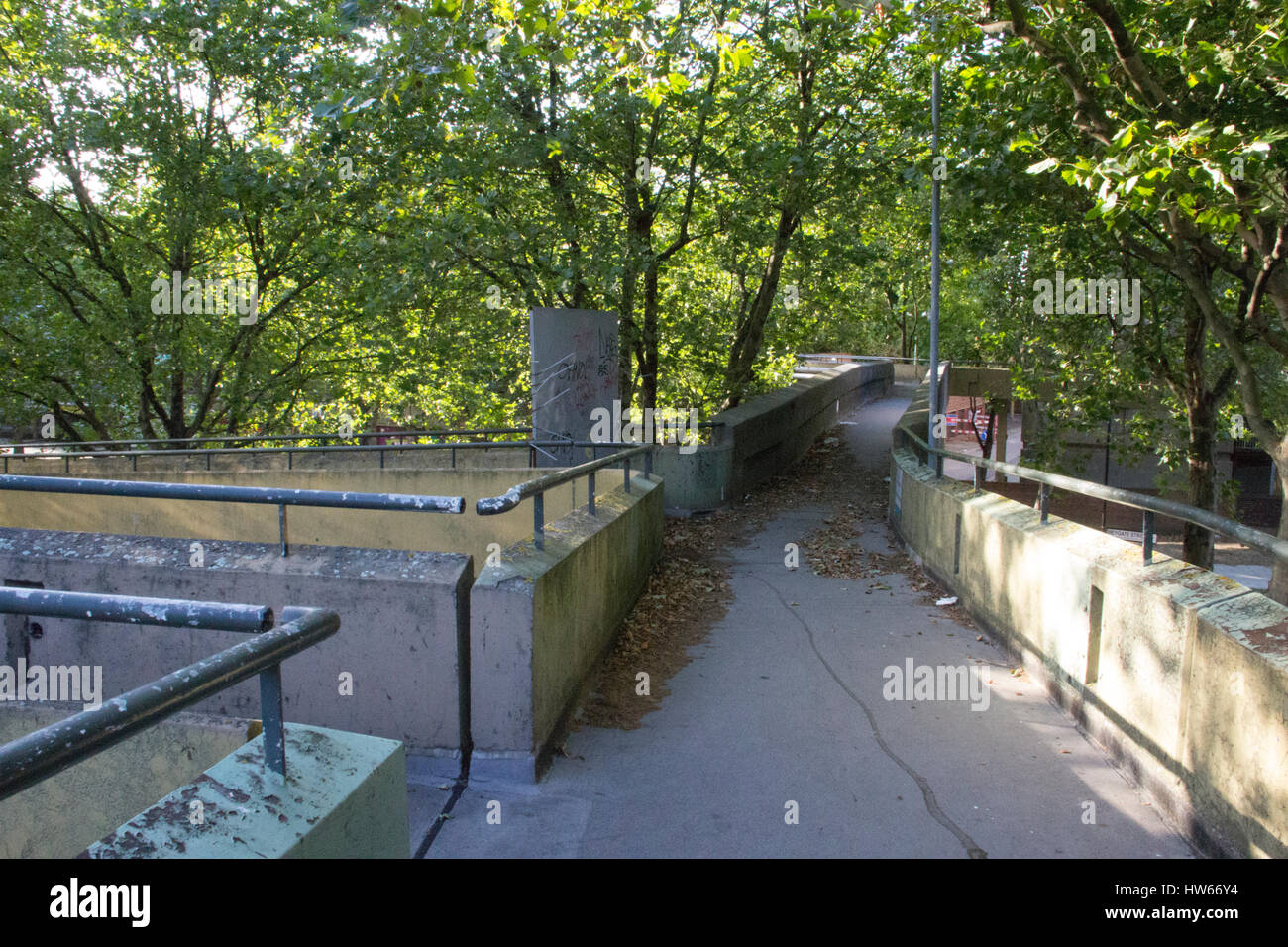 A view from the now demolished Heygate Estate in South East London ...