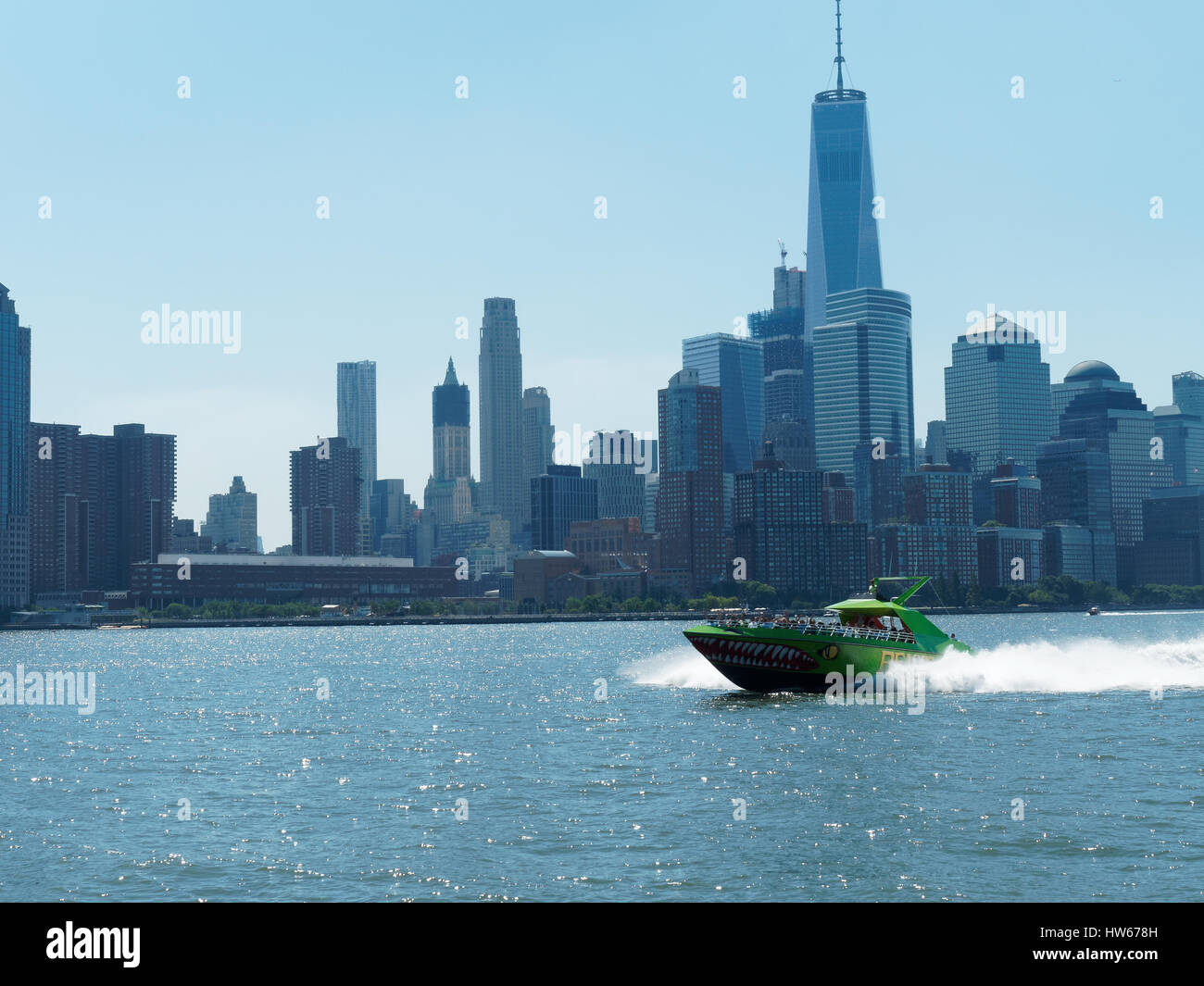The Beast touring boat in New York Stock Photo - Alamy