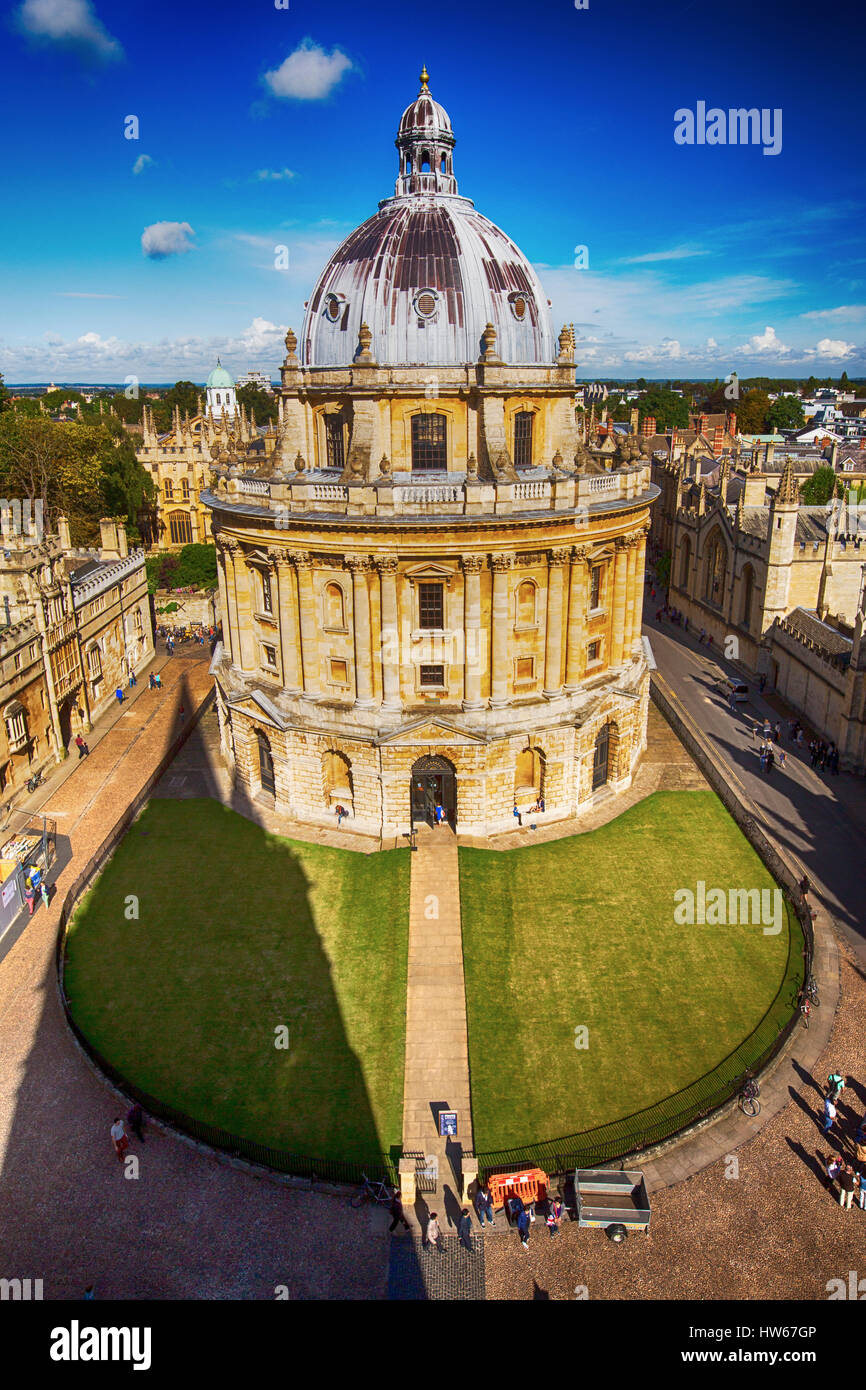 The Historic Radcliffe Camera building in Oxford, UK, which houses an ...
