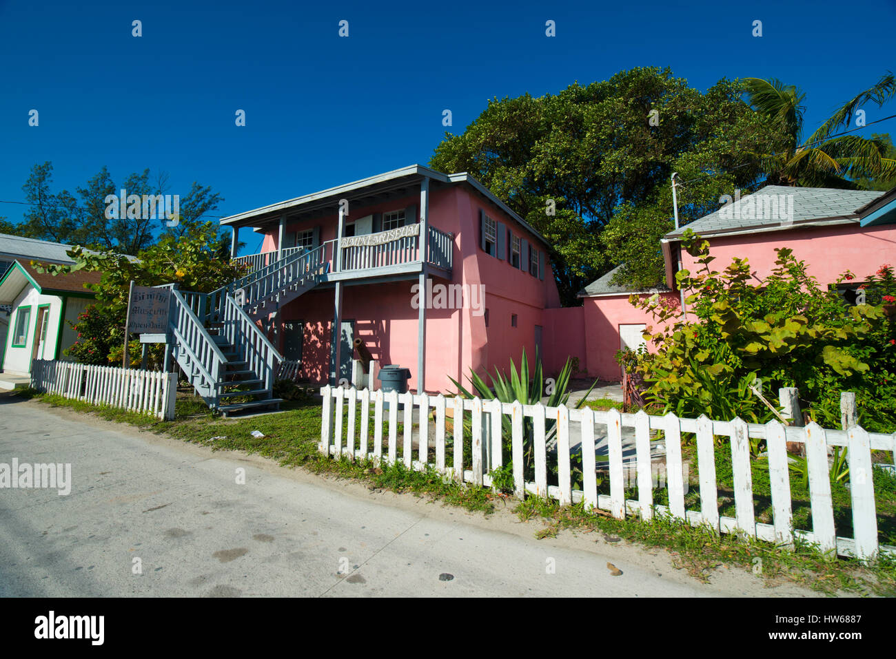 Bimini front of museum Stock Photo - Alamy