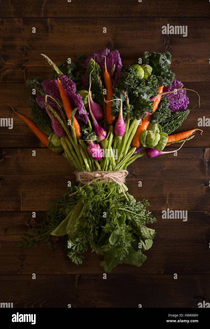 Vegan salad bouquet vegetables hi-res stock photography and images - Alamy