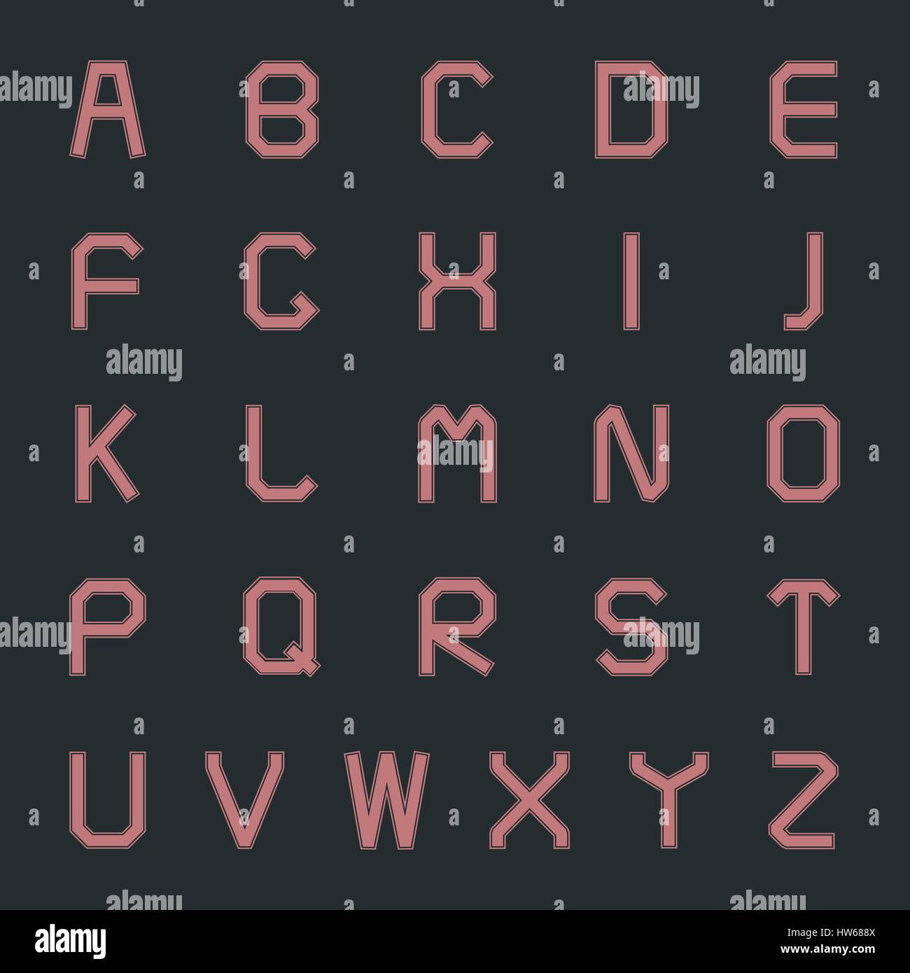 Latin Capital Letters High Resolution Stock Photography and Images - Alamy