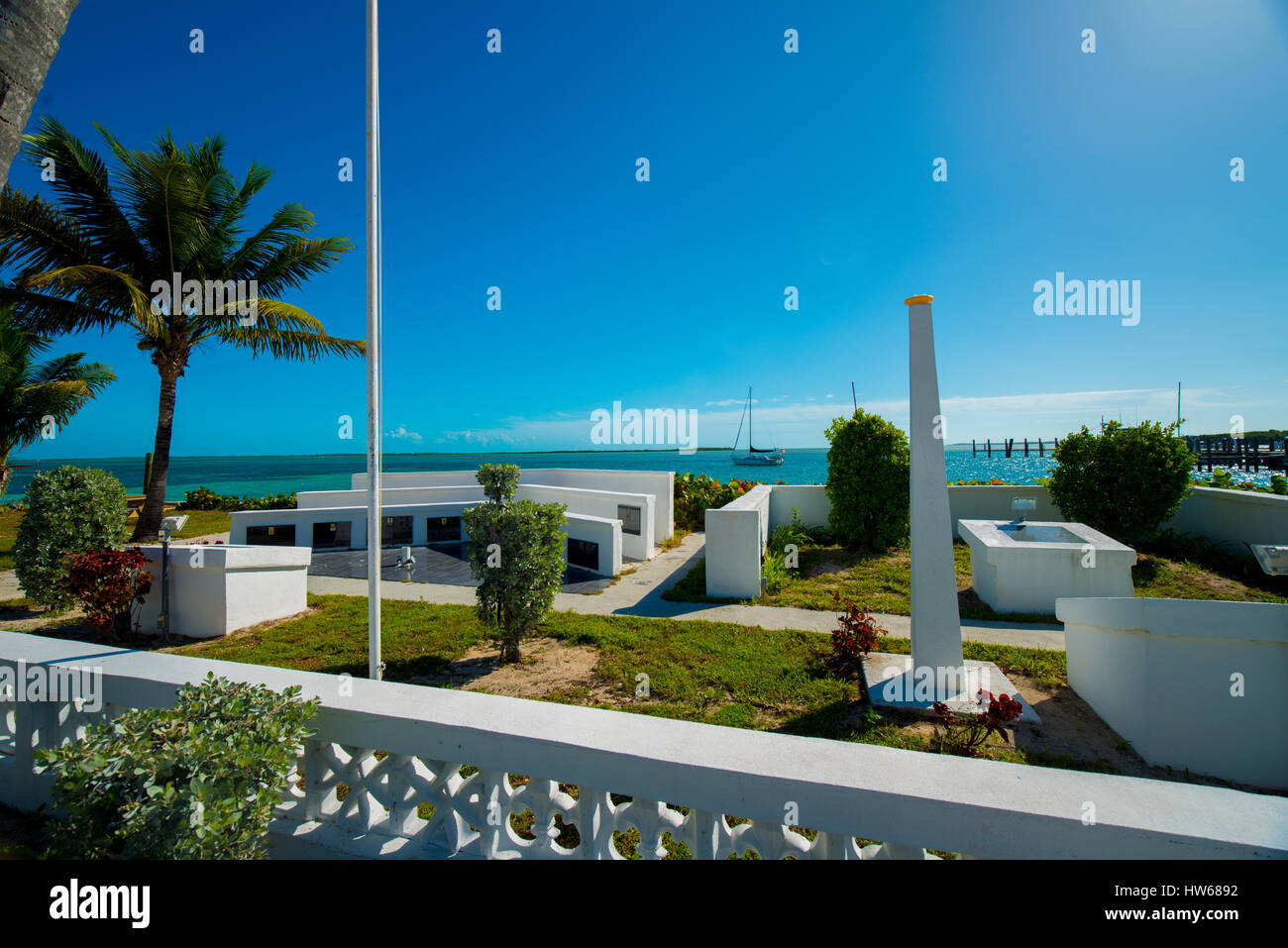 Bimini historical landmark Stock Photo - Alamy