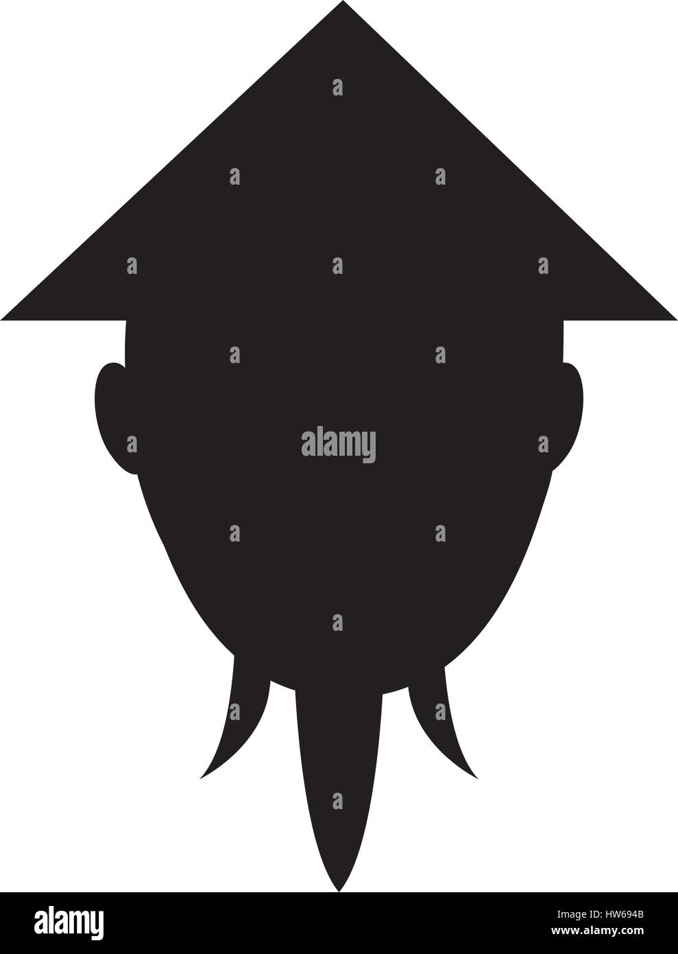 Head traditional chinese man Stock Vector Images - Alamy