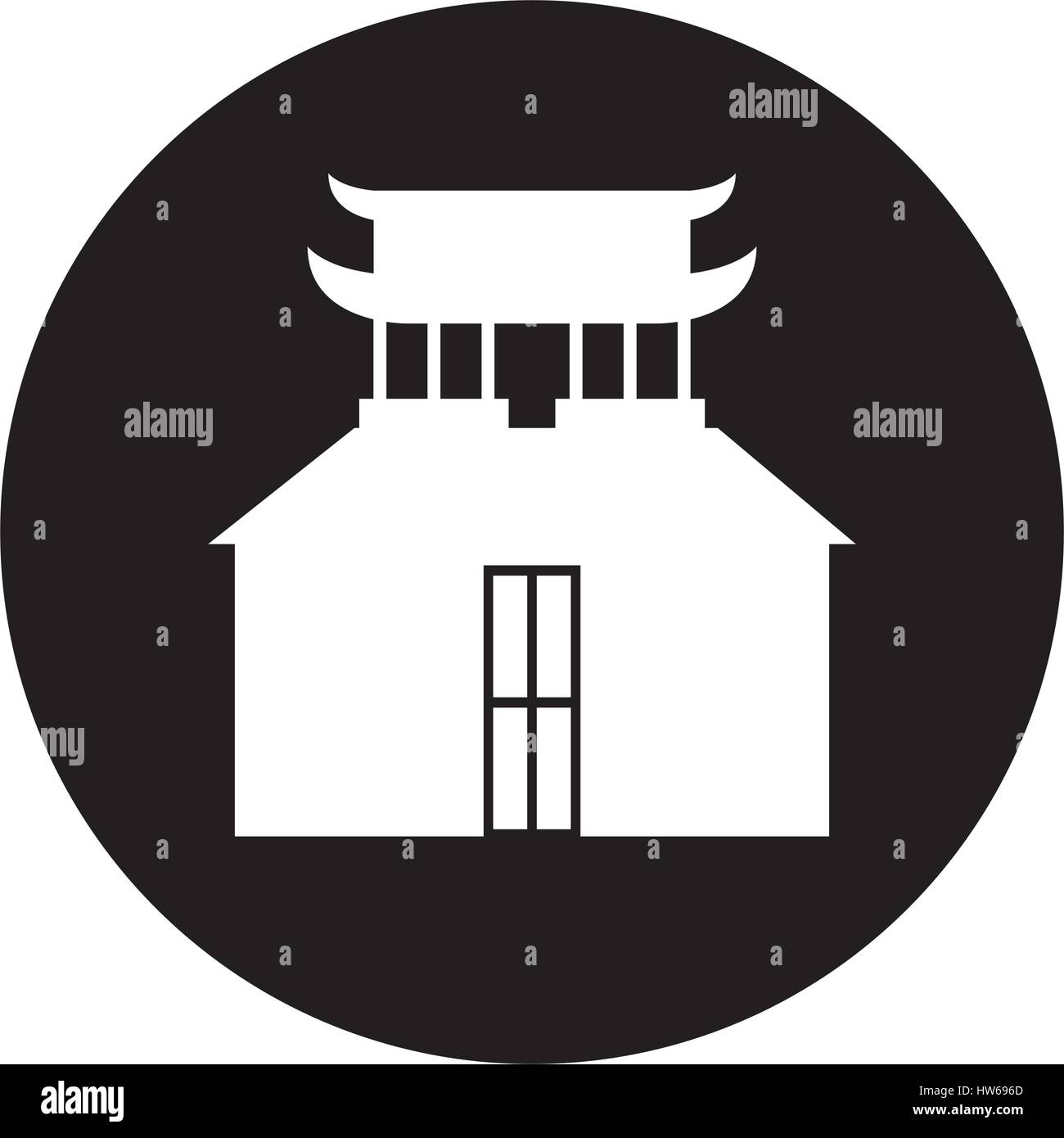 asian building castle icon Stock Vector Image & Art - Alamy
