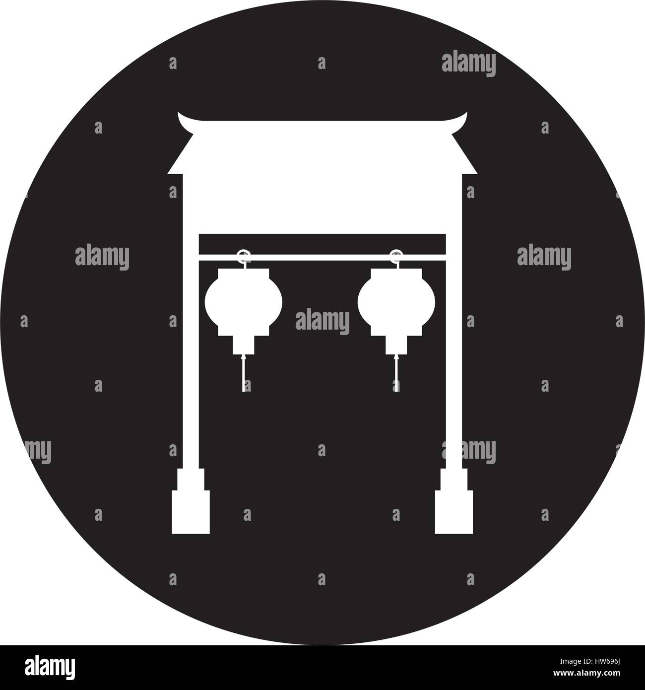 Asian portal culture icon hi-res stock photography and images - Alamy