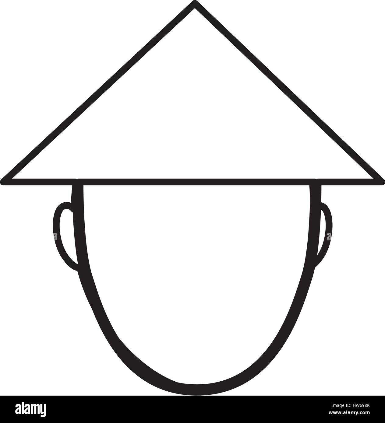 chinese hat culture icon Stock Vector Image & Art - Alamy
