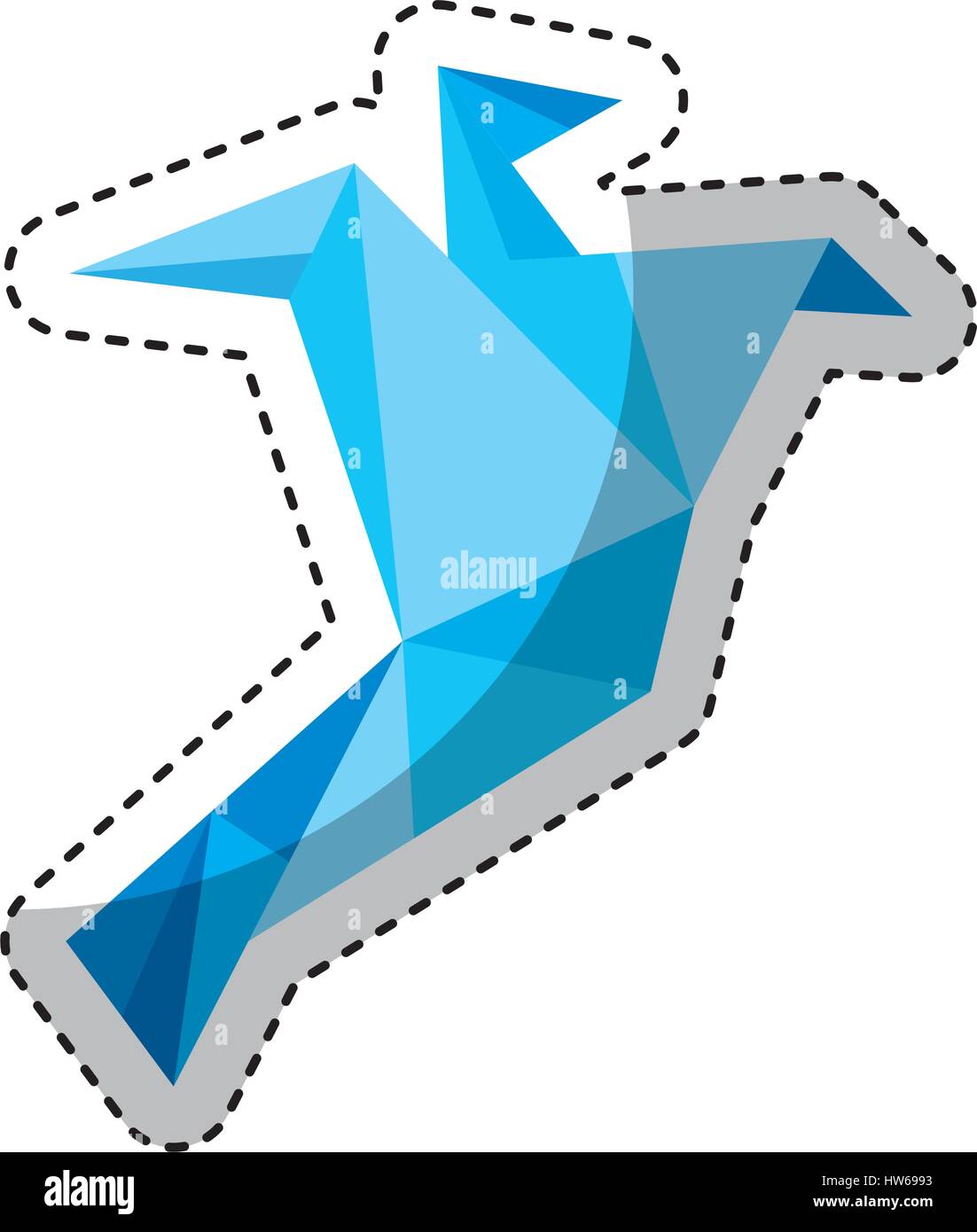bird low poly style Stock Vector Image & Art - Alamy
