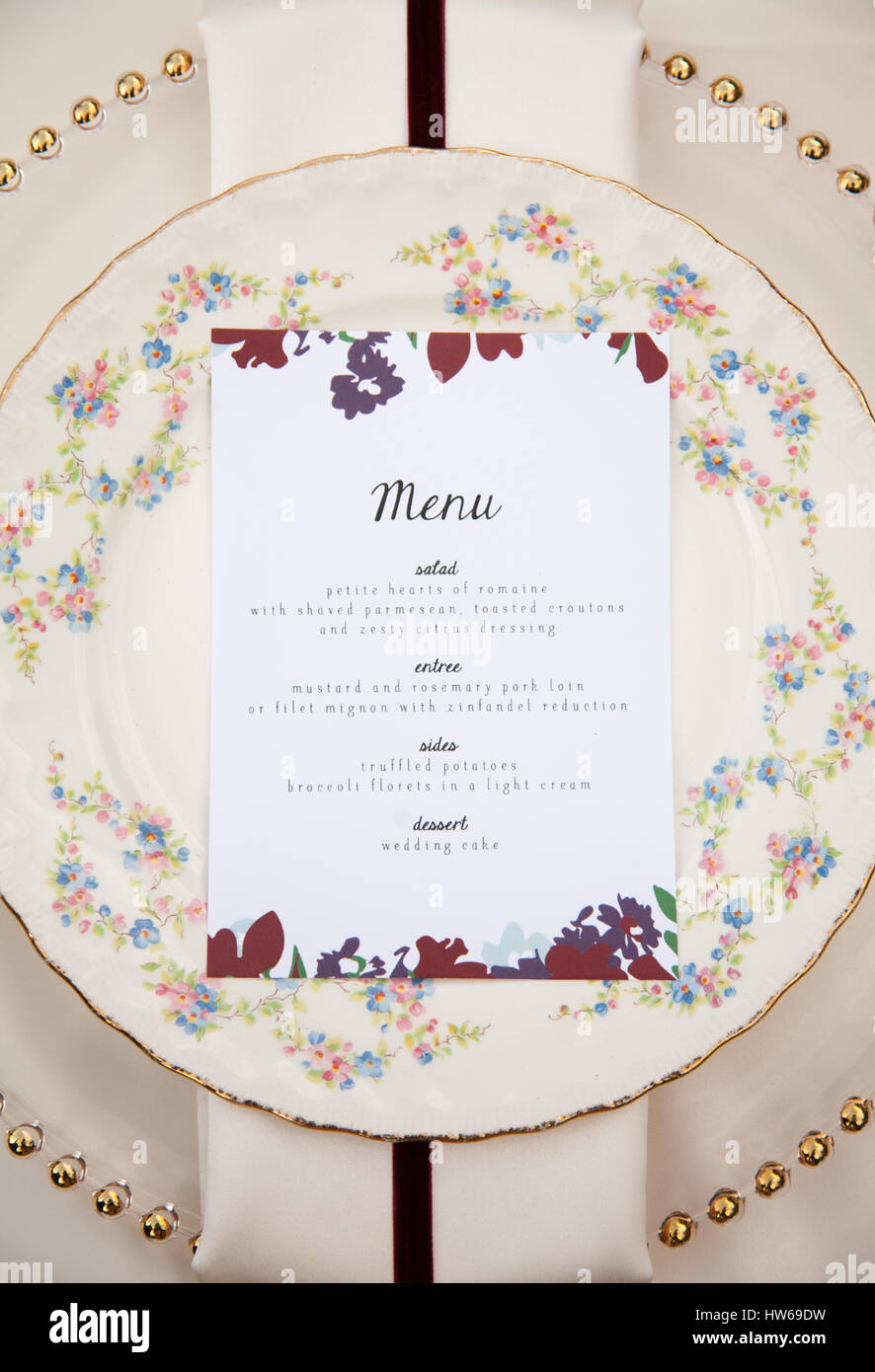 Menu planning hi-res stock photography and images - Alamy