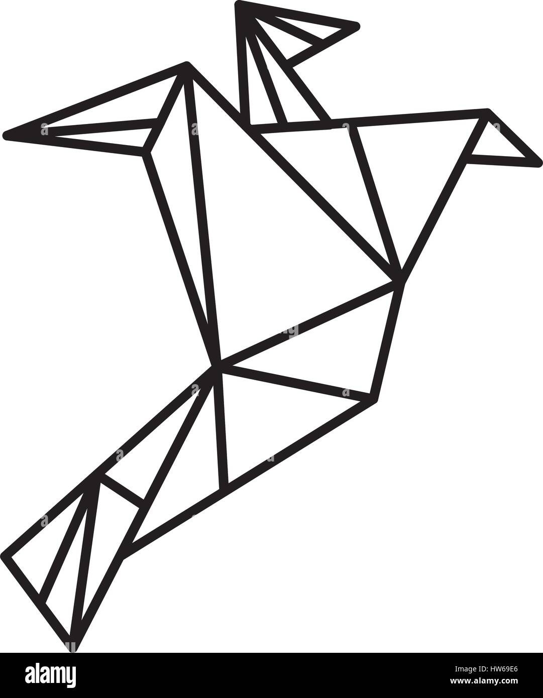 bird low poly style Stock Vector Image & Art - Alamy